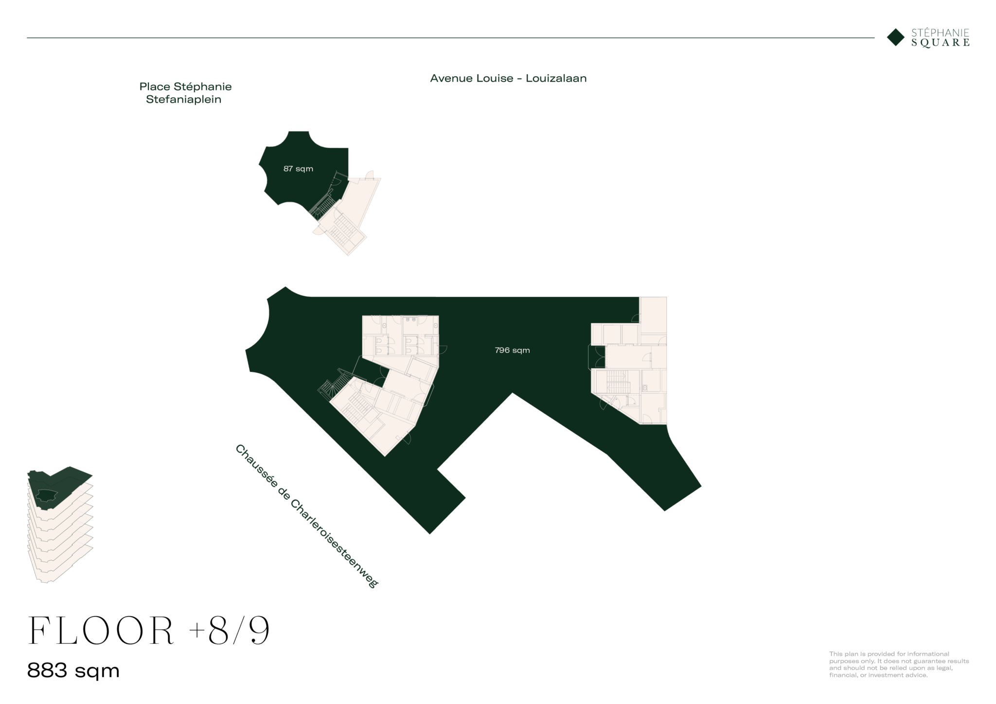 Stéphanie Square – A gateway to Avenue Louise